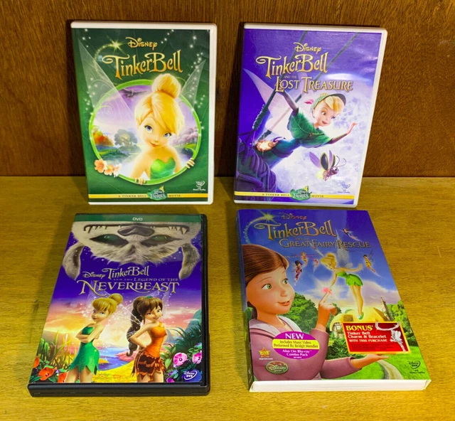 WALT DISNEY PICTURES Tinkerbell Fairies 4 DVD Lot £19.52 - PicClick UK
