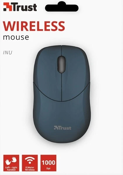 RATÓN TRUST WIRELESS Mouse Inu - Blue (azul) (sensor Optico De 1.000 ...