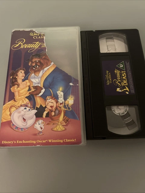 BEAUTY AND THE Beast (VHS, 1991) Walt Disney Classics Vintage VHS ...