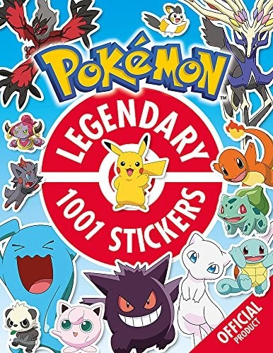 THE OFFICIAL POKÉMON Legendary 1001 Stickers By Pokémon $37.02 ...