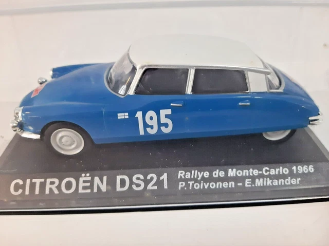 DEAGOSTINI 1:43 RALLY Car Collection - Citroen DS21 Rallye De Monte ...