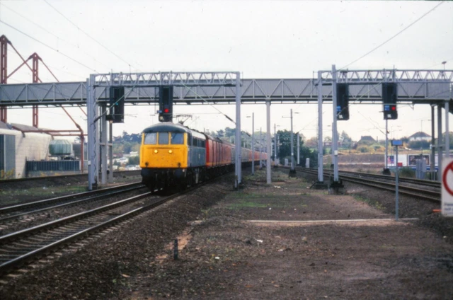 35MM ORIGINAL SLIDE ELECTRIC CLASS 85 11O TRAVELING POST OFFICE TPO ...