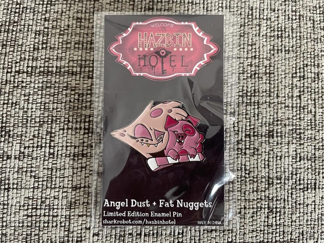 RARE HAZBIN HOTEL Angel Dust Fat Nuggets Enamel Pin Pre-Order Gift ...