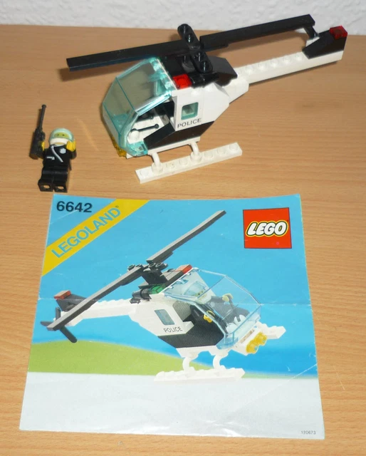 LEGO CITY 6642 Polizeihubschrauber v. 1988 + OBA EUR 10,99 - PicClick FR