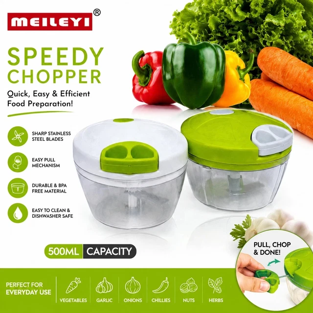 COMPACT MANUAL VEGETABLE Chopper – Safe and Efficient Food Prep ...