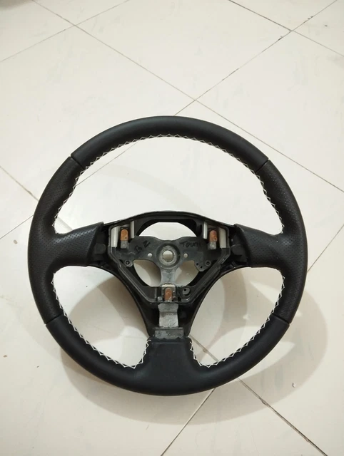 TOYOTA SUPRA MK4 MR2 AE111 BZ Touring Steering Wheel Black Leather ...
