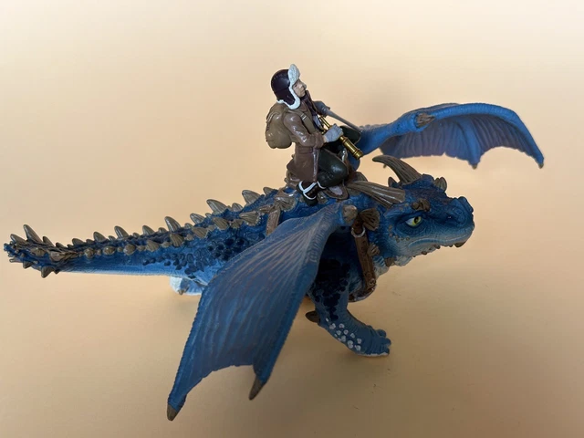 SCHLEICH 70445 SHANSY Blue Dragon Bayala Fantasy Model Figures RARE £40 ...