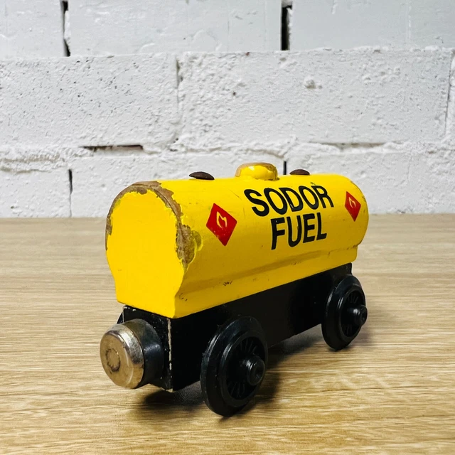 YELLOW SODOR FUEL Car Tanker Flat Magnets Thomas & Friends Wooden ...