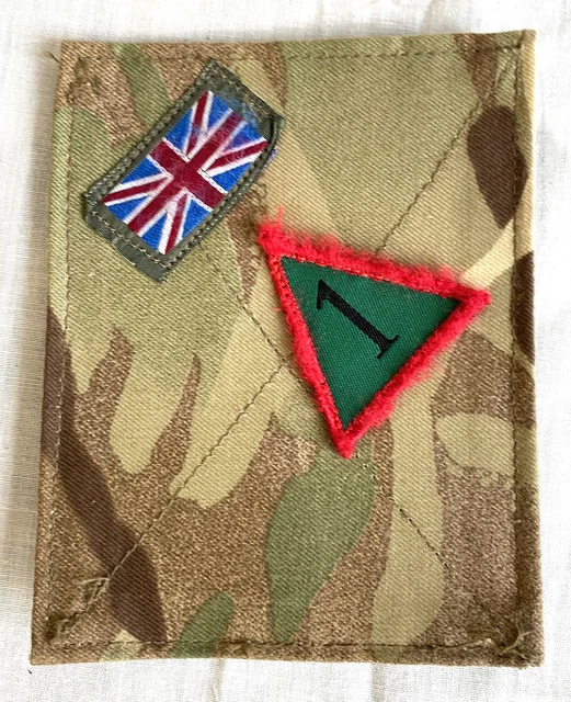 BRITISH MILITARY ISSUE 1st Mechanical Brigade MTP Blanking Flash Patch ...