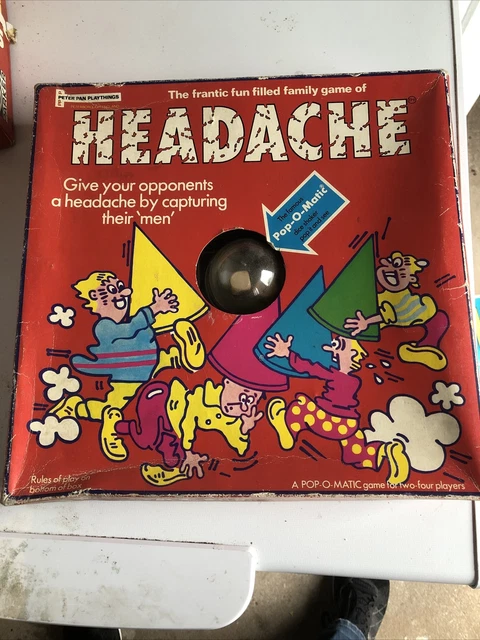 VINTAGE PETER PAN "HEADACHE" Board Game 1970’s - Like Frustration £5.00 ...