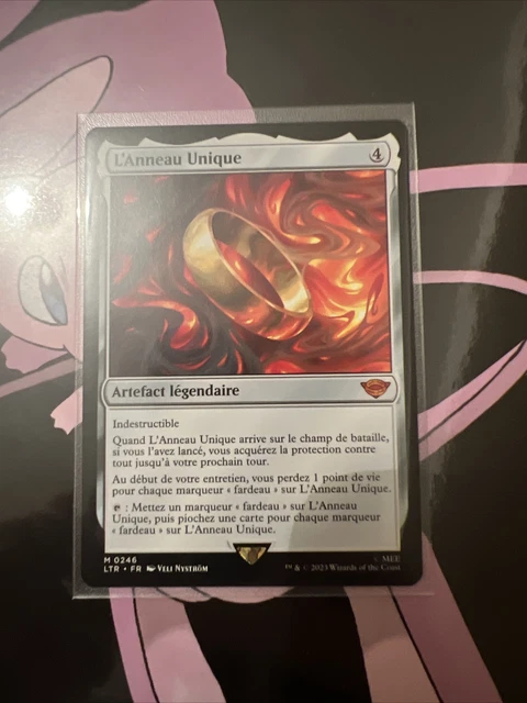 CARTE MAGIC SEIGNEUR des Anneaux - L'anneau unique M0246 LTR FR EUR 60 ...