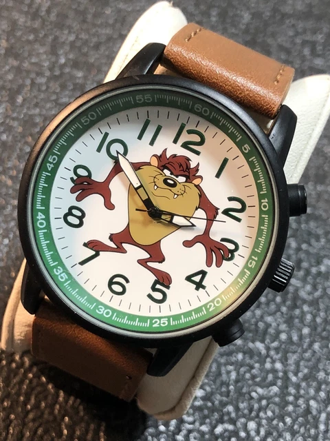 LOONEY TUNES TASMANIAN Devil Mens Watch 45mm Accutime Warner Bros New ...
