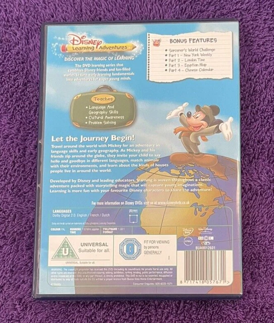 DISNEY LEARNING ADVENTURES Mickey's Around The World In 80 Days DVD ...