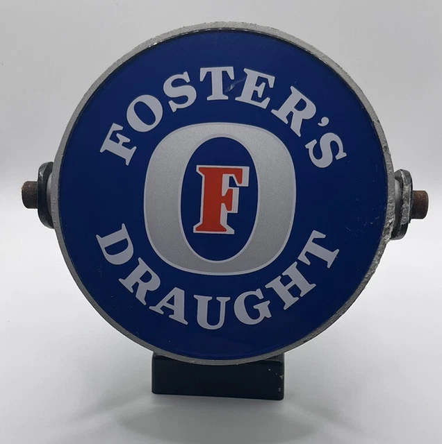 VINTAGE FOSTERS DRAUGHT Beer Font Topper Man Cave Display £29.99 ...