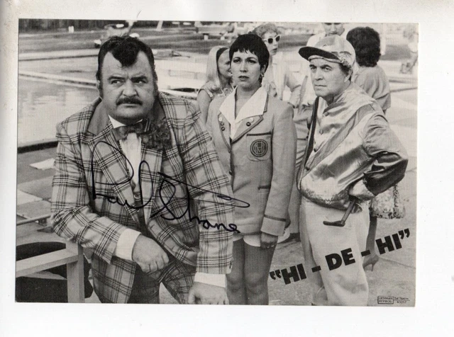PAUL SHANE AS Ted in Hi De Hi Signed Hi De Hi B/W Promo Autographed £26 ...