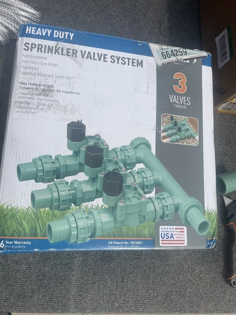 ORBIT 57253 3-VALVE Heavy Duty Preassembled Manifold Sprinkler Valve ...