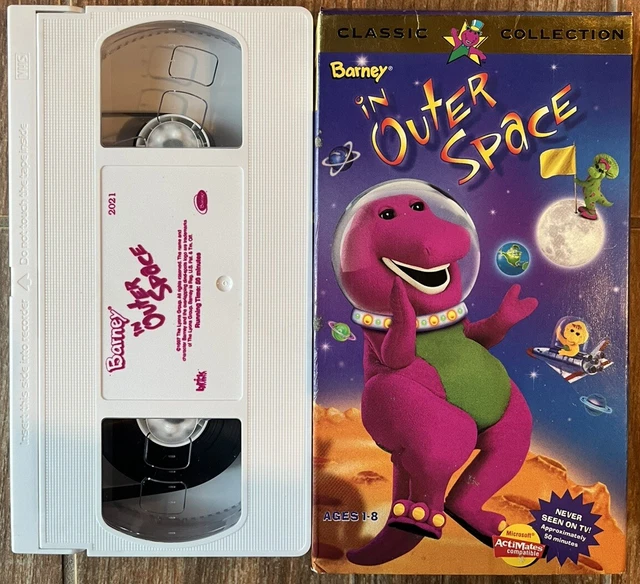 BARNEY IN OUTER SPACE *VHS Tape/1998* Classic Collection Lyrik Studio ...
