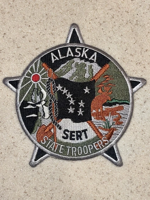 VINTAGE ALASKA STATE Troopers SERT Police Patch $8.88 - PicClick