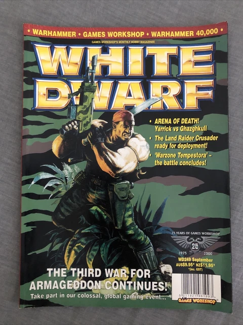 Vintage Games Workshop White Dwarf Magazine Issue 249 Eur 154 