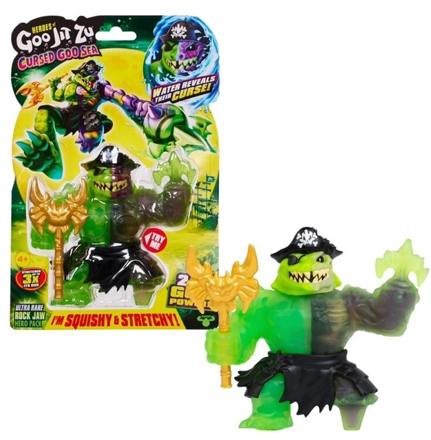 HEROES OF GOO Jit Zu Cursed Goo SEA Ultra Rare ROCK JAW Hero Pack-2in1 ...