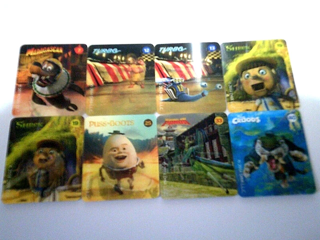 WOOLWORTHS DREAMWORKS HEROES Cards with Lenticular Images $2.25 ...