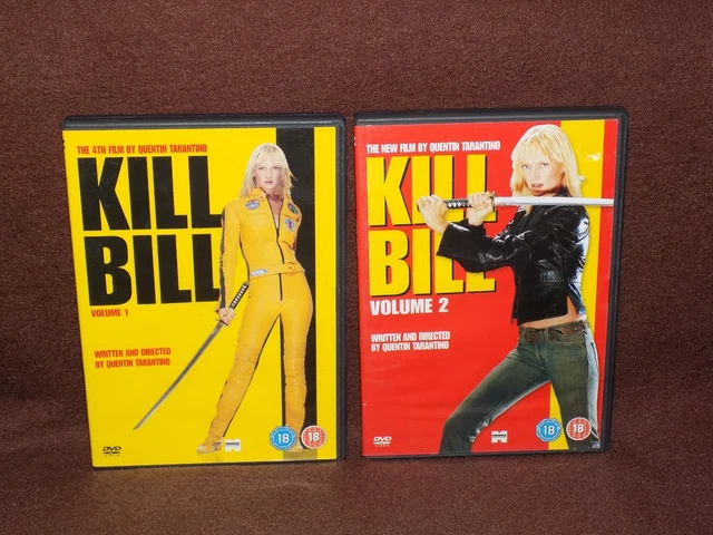 KILL BILL VOLUME 1 & 2 DVD - UK, region 2 £3.84 - PicClick UK