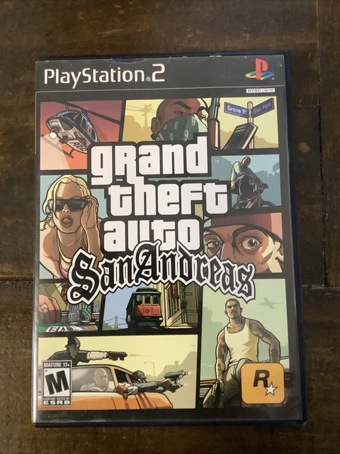 GRAND THEFT AUTO San Andreas (PlayStation 2 PS2 2004) completo con ...
