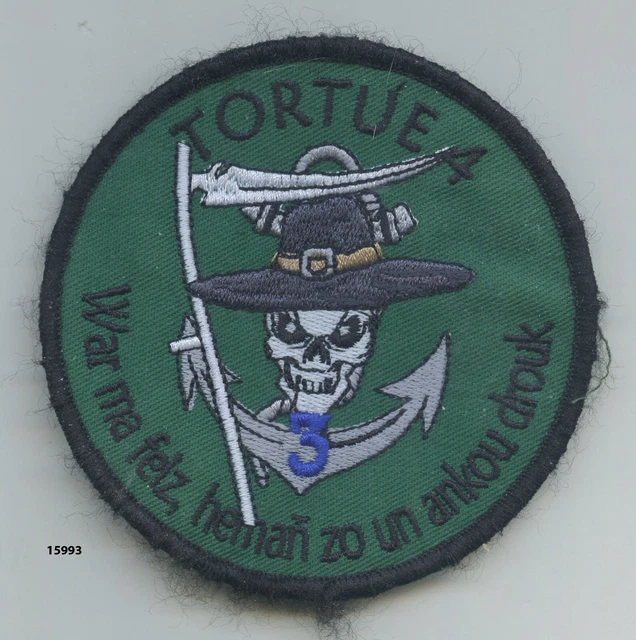 PATCH TROUPES DE marine, 3 Rgt. d'Infanterie de Marine / OP. TORTUE 4 ...