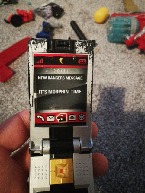 POWER RANGERS SAMURAI Flip Phone Morpher with fully working Sounds £20. ...