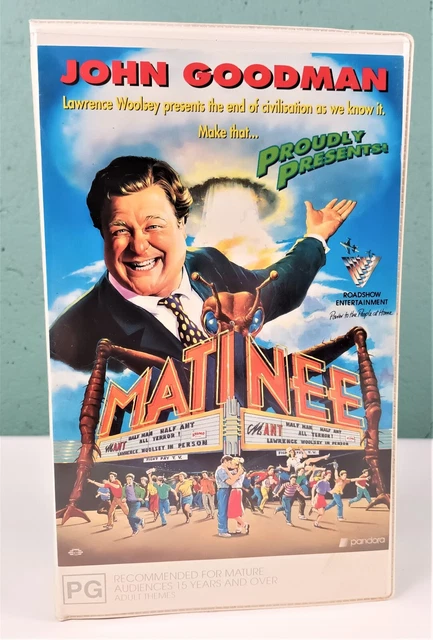 MATINEE VHS. PAL Orig Roadshow Big Box Clam-Shell 1993. Very Good £7.40 ...