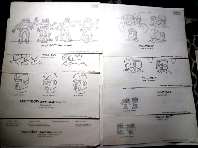 14 VINTAGE 1985 MOTU SHE-RA Production Animation Studio 8.5 x 14 ...