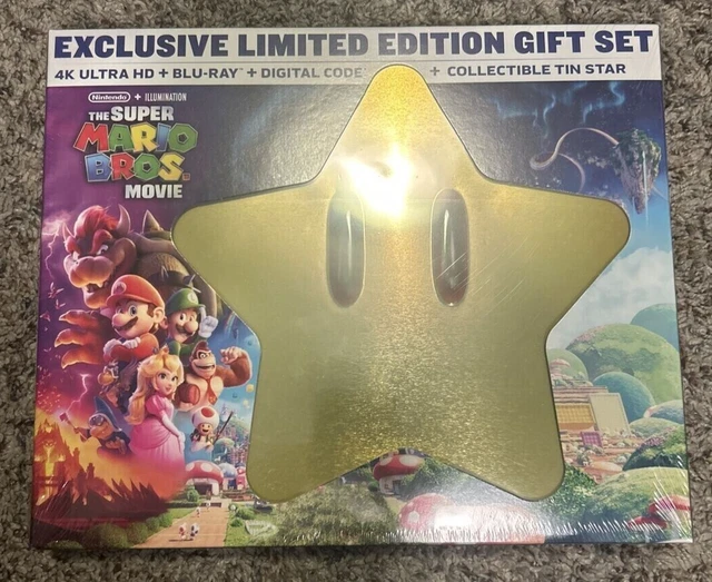 SUPER MARIO BROS Movie Walmart Exclusive 4K Limited Tin Star Preorder £ ...