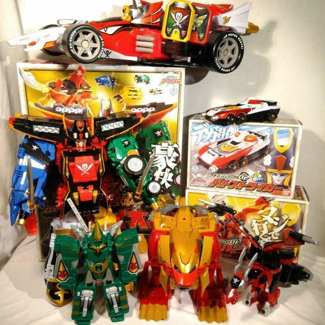 POWER RANGERS SUPER Megaforce Gokaiger DX Gokaioh Megazord Machine Set ...
