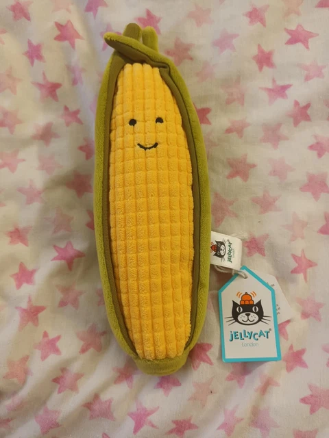 JELLYCAT VIVACIOUS SWEETCORN Amusables Food Drink Plush BRAND NEW £12. ...