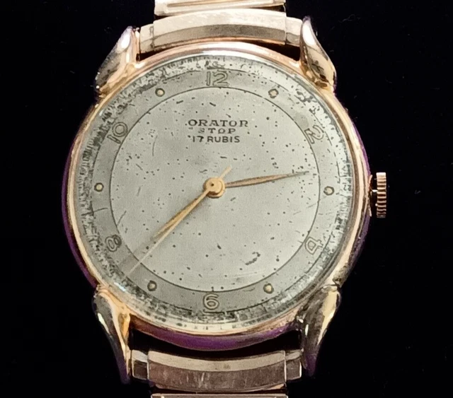 VINTAGE ORATOR STOP Manual Wind Watch by Schild & Co Circa 1955 £138.05 ...