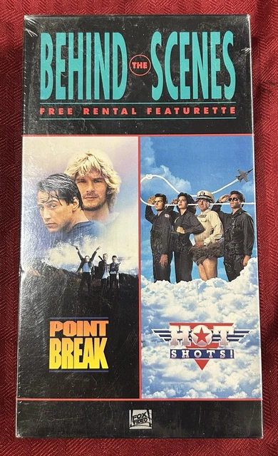 BEHIND THE SCENES Rental Featurette Promo VHS Point Break Hot Shots NEW ...