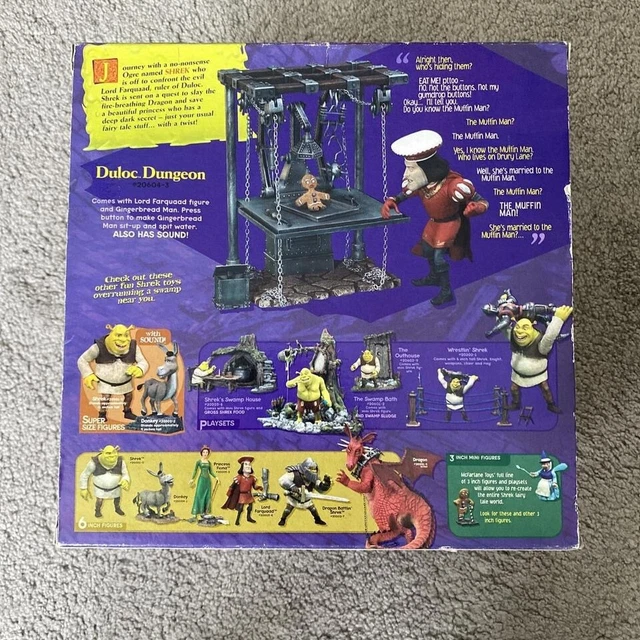 SHREK DULOC DUNGEON SET ACTION FIGURE McFARLANE TOYS 2001 NEW VINTAGE ...