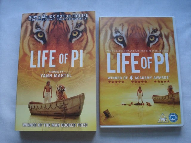 LIFE OF PI By Yann Martel book plus DVD adventure friendship courage ...