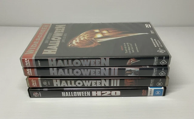 HALLOWEEN - BUNDLE 4 DVD- Halloween I, II, III & H2O - Region 4 $90.00 ...