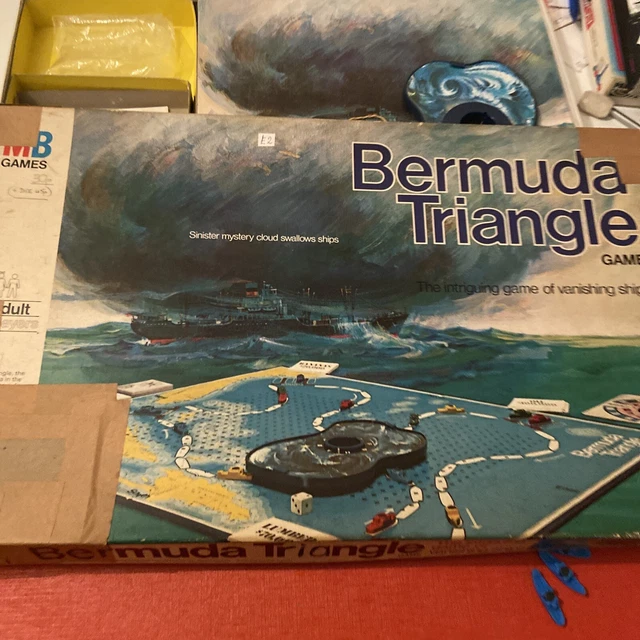 VINTAGE BERMUDA TRIANGLE Board game 1976 By MB Games 100% Complete ...
