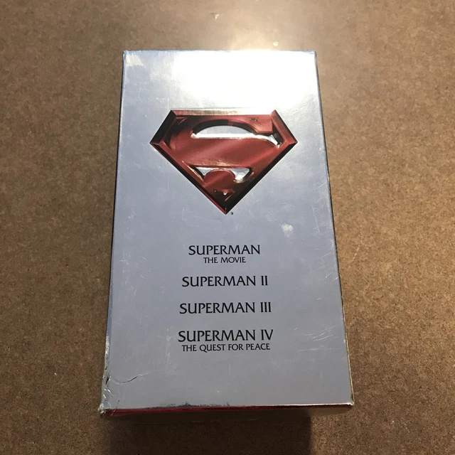 THE COMPLETE SUPERMAN Collection (VHS, 2001, 4-Tape Set) $15.01 ...
