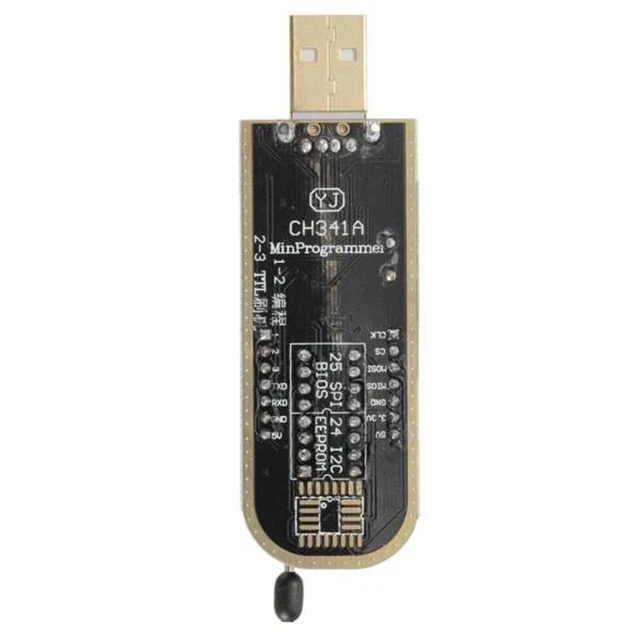 CH341A 24 25 Serie EEPROM Flash BIOS USB Programmiermodul + SOIC8 SOP8 ...