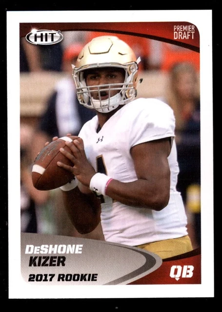 DESHONE KIZER NOTRE Dame Rookie Browns Rc Sp 2017 Sage Hit Premier ...