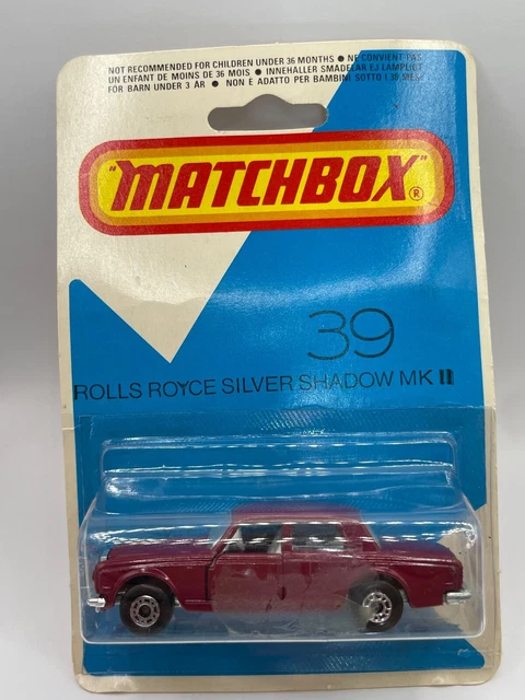 MATCHBOX SUPERFAST NO. 39C Rolls Royce Silver Shadow MK II in OVP ...