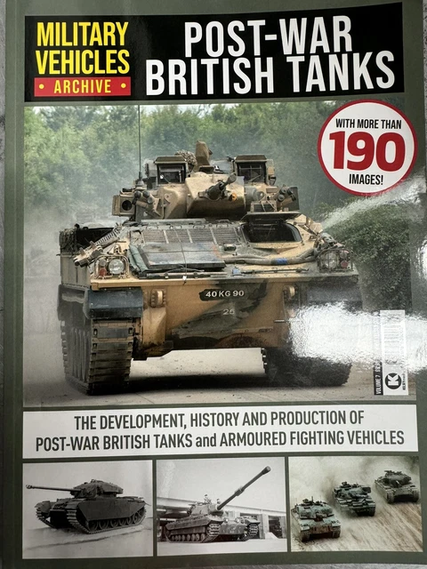MILITARY VEHICLES ARCHIVE magazine #7 2024 Post-War British Tanks; development £9.99 - PicClick UK