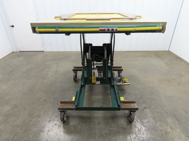 SOUTHWORTH LSH4-36 HYDRAULIC Scissor Lift Table 3500lb 36" Lift 43 ...