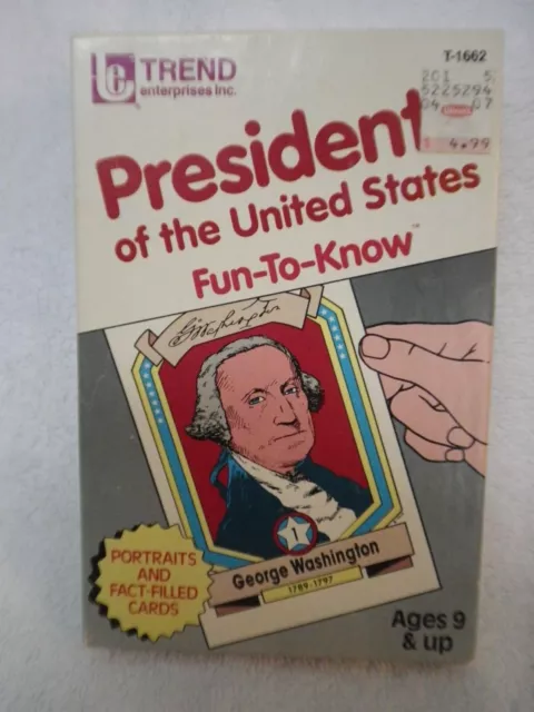 TREND PRESIDENTS OF the United States Fun-To-Know Flash Cards ... TREND PRESIDENTS OF the United States Fun-To-Know Flash Cards ...