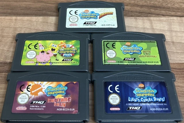 NINTENDO GAME BOY Advance - (GBA) - SPONGEBOB SQUAREPANTS - Games ...