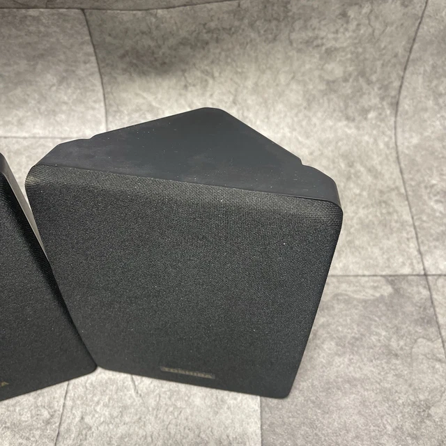 TOSHIBA STEREO SPEAKERS Pair Wired Bookshelf Hi-Fi Speakers Black ...
