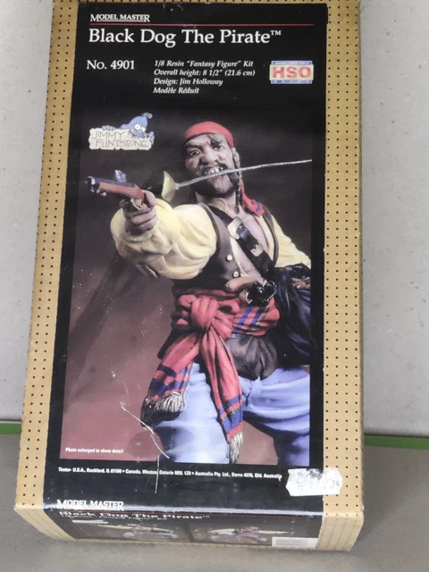 TESTORS HSO MODEL Master Black Dog The Pirate 1:8 Resin Modellbausatz ...